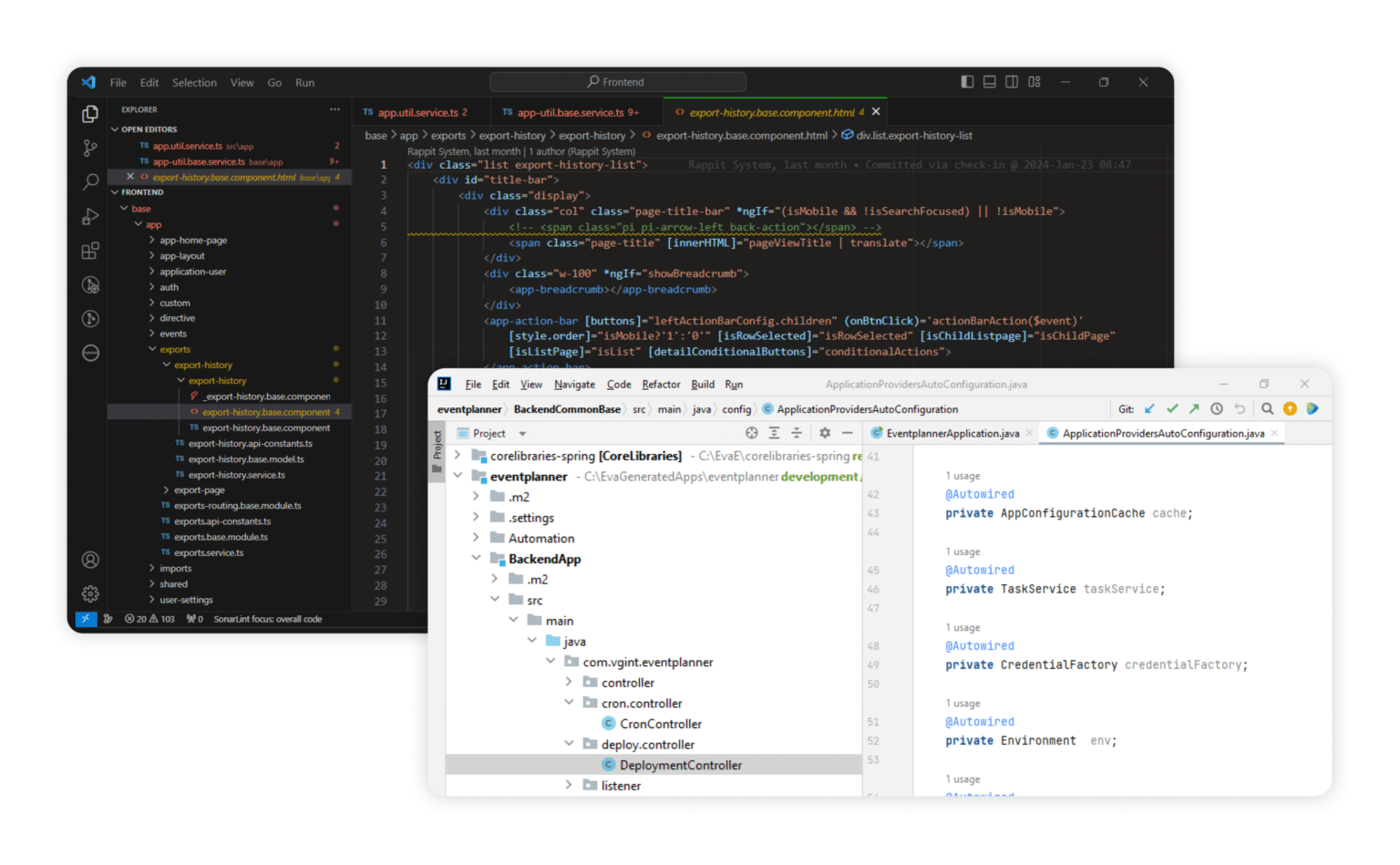 Rappit Developer. Rapidly build advanced enterprise applications.