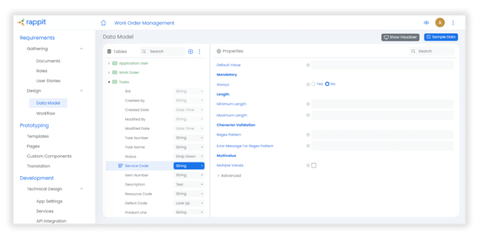Rappit Developer. Rapidly build advanced enterprise applications.